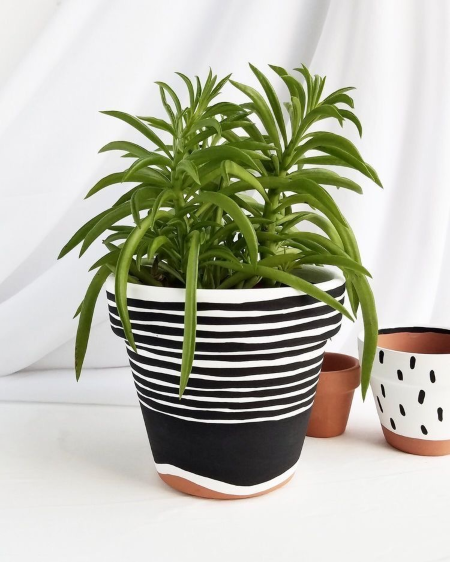 Ojala - macetas de barro personalizadas